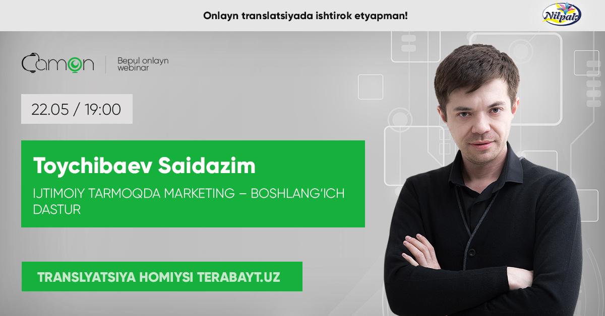 Saidazim Toychibaev - Ijtimoiy tarmoqda marketing – boshlang'ich dastur